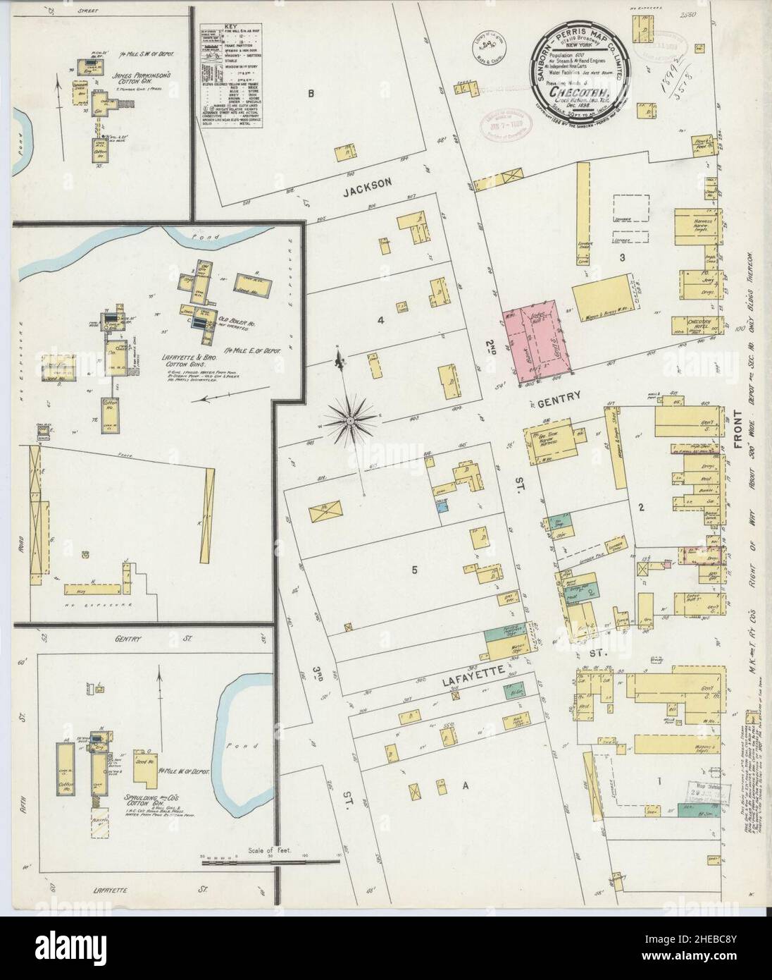 Map of checotah hi-res stock photography and images - Alamy