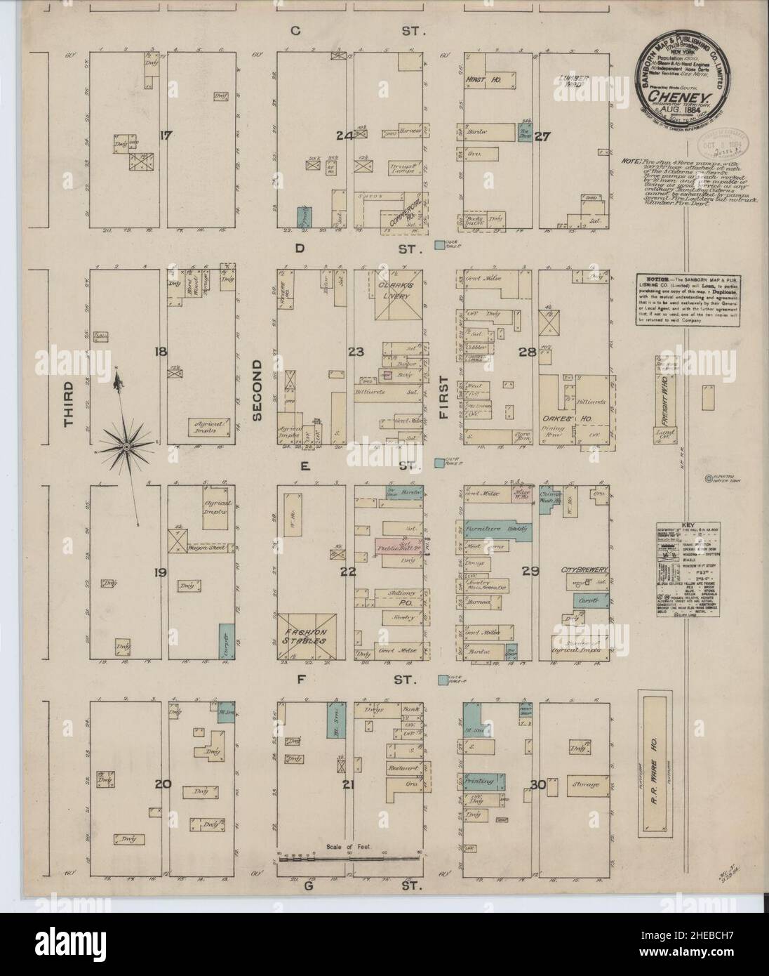 Map of cheney washington hi-res stock photography and images - Alamy