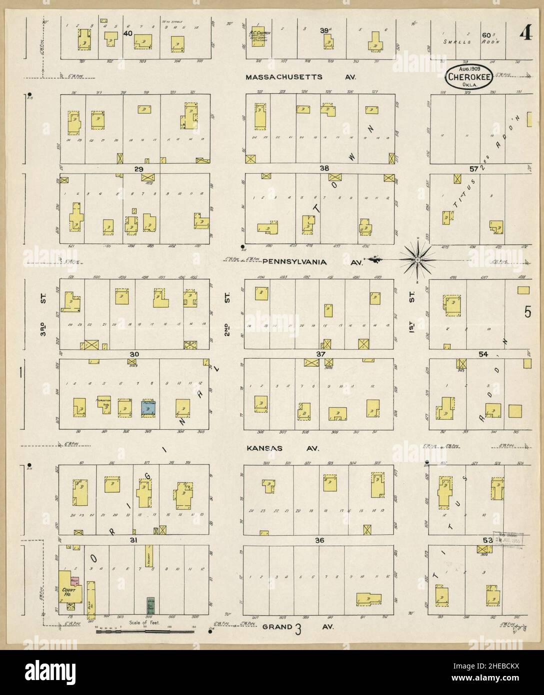 Alfalfa county map hi-res stock photography and images - Alamy