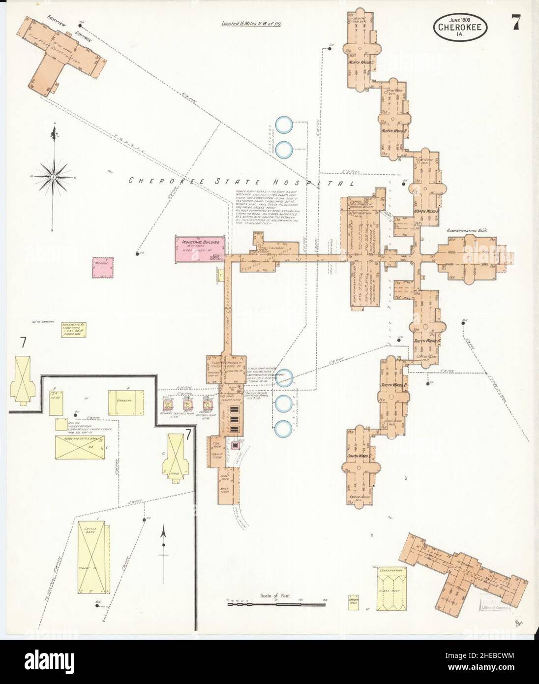 Cherokee iowa map hi-res stock photography and images - Alamy