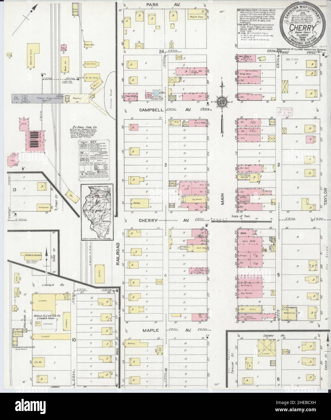 Cherry county map hi-res stock photography and images - Alamy