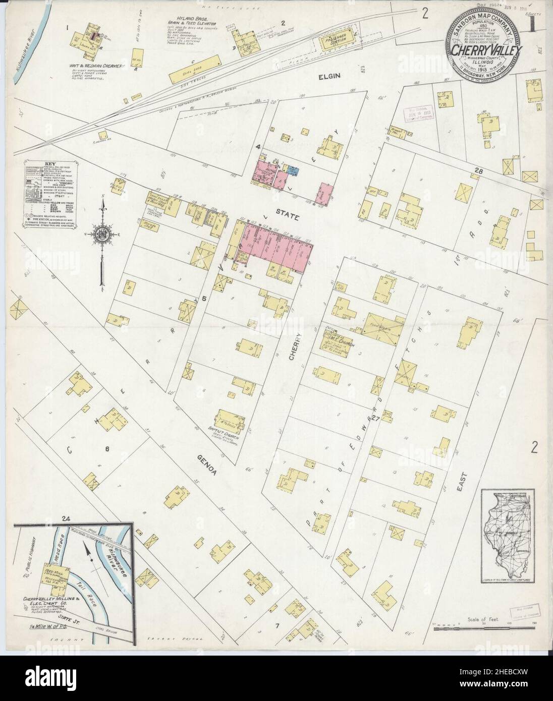Cherry county map hi-res stock photography and images - Alamy
