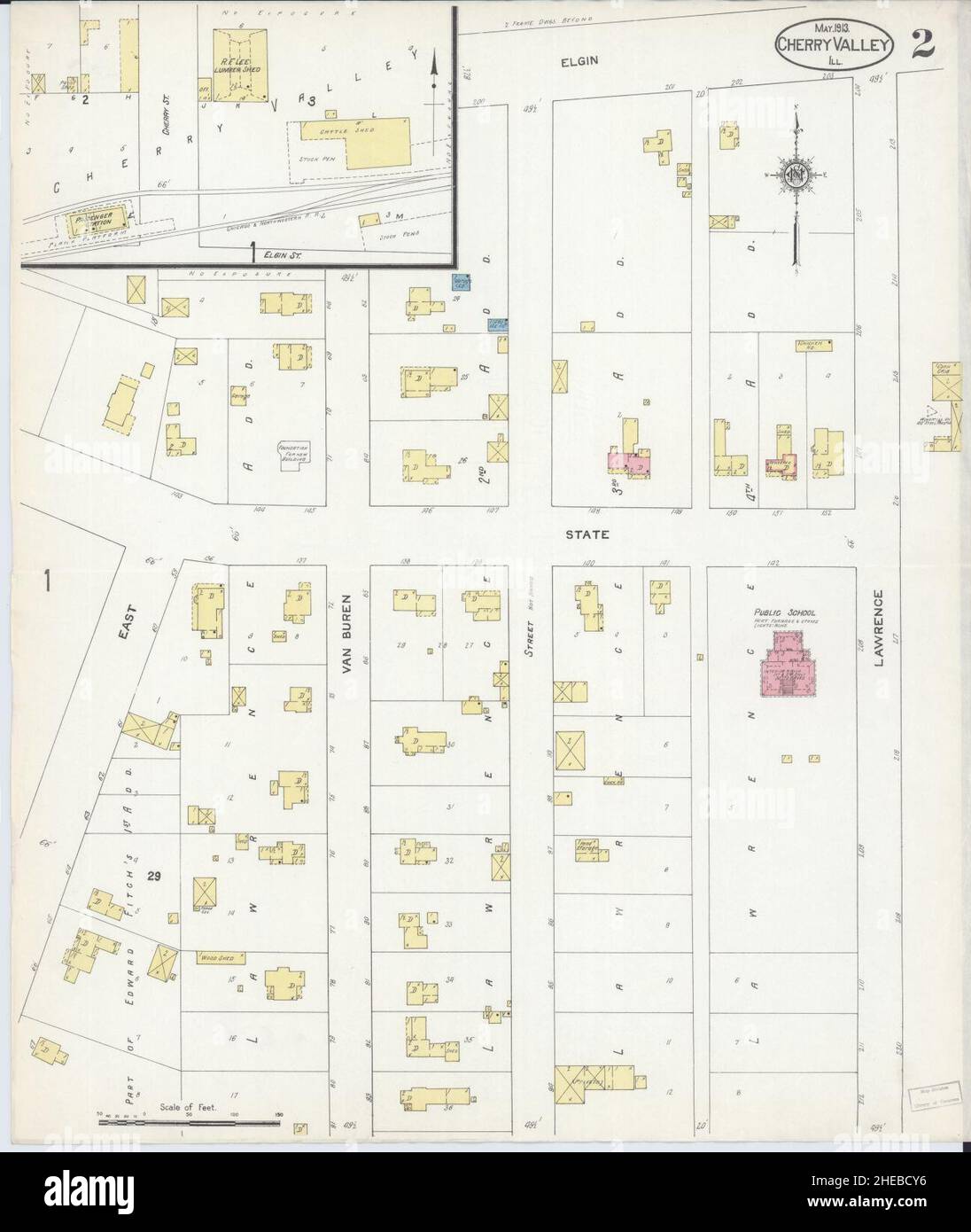 Cherry county map hi-res stock photography and images - Alamy