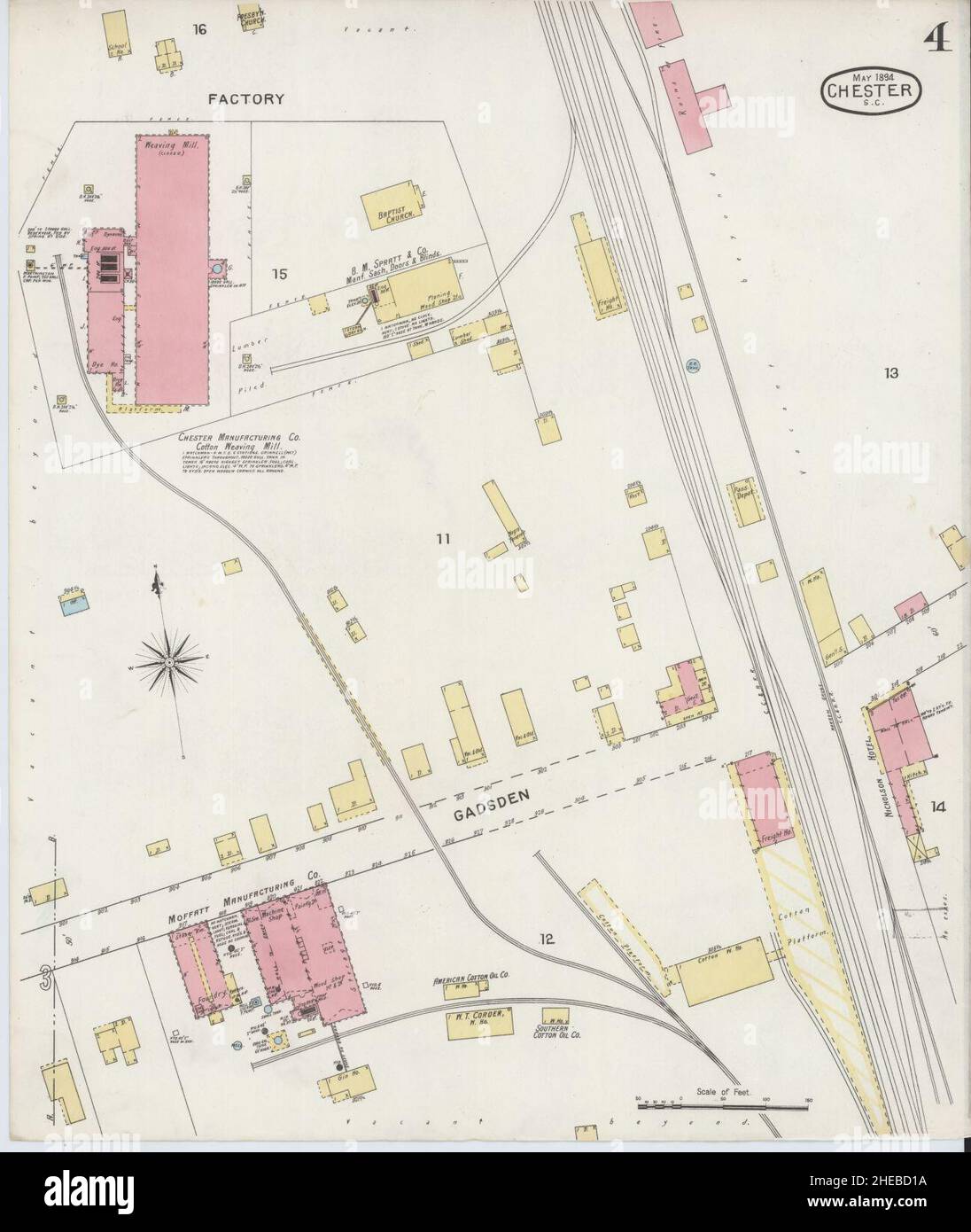 Chester south carolina map hi-res stock photography and images - Alamy