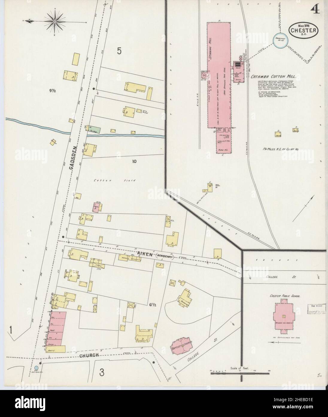 Chester south carolina map hi-res stock photography and images - Alamy