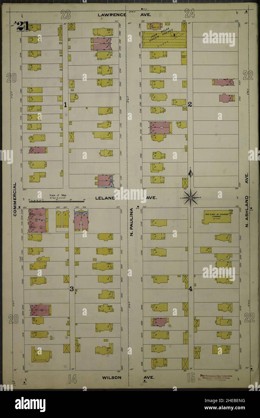 Chicago map fire hi-res stock photography and images - Alamy