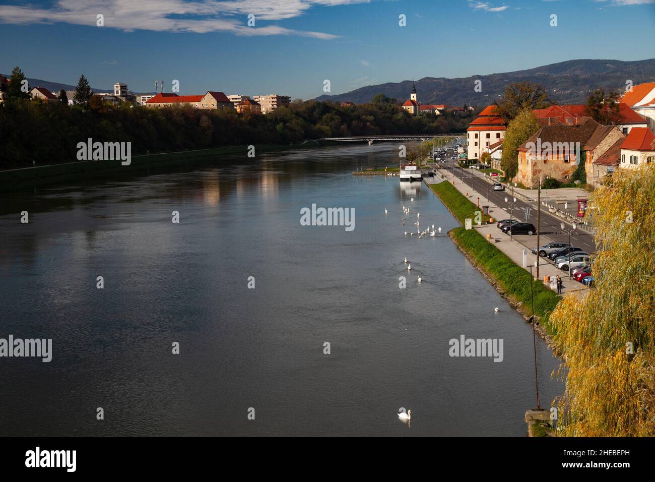 Drava River Maribor, Slovenia is the second-largest city in Slovenia ...