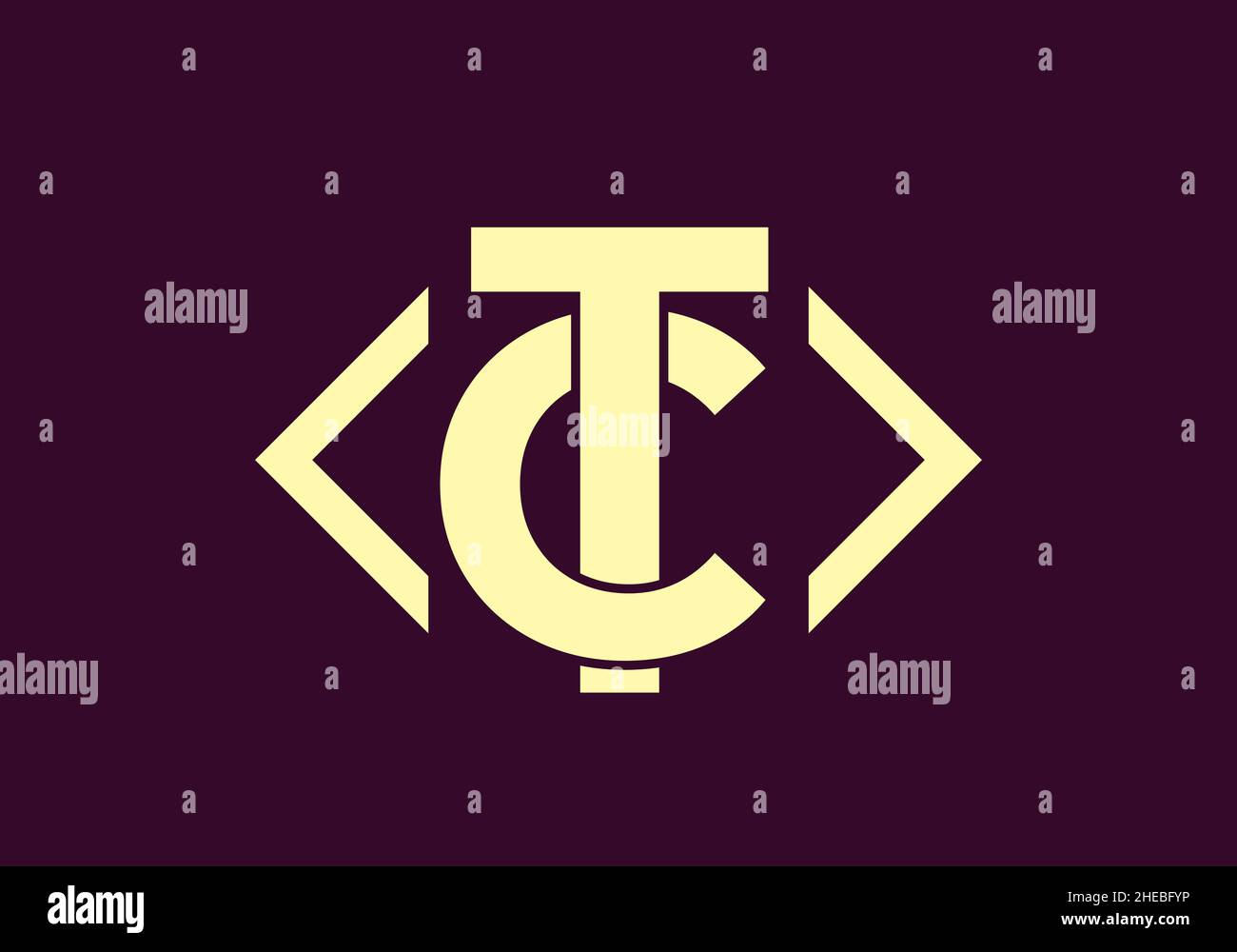 Modern simple TC initial letter design Stock Vector Image & Art - Alamy