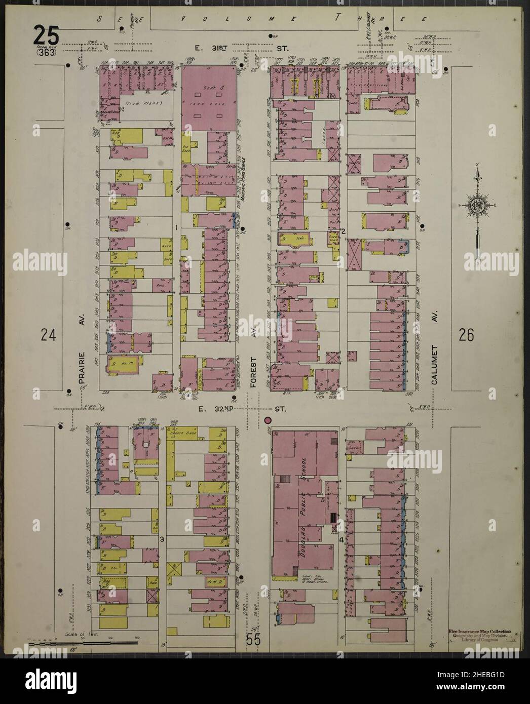 Chicago map fire hi-res stock photography and images - Alamy