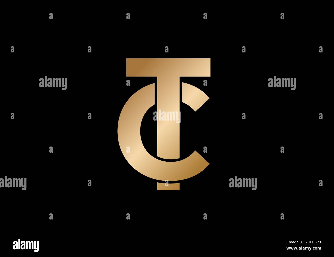 Modern simple TC initial letter design Stock Vector Image & Art - Alamy