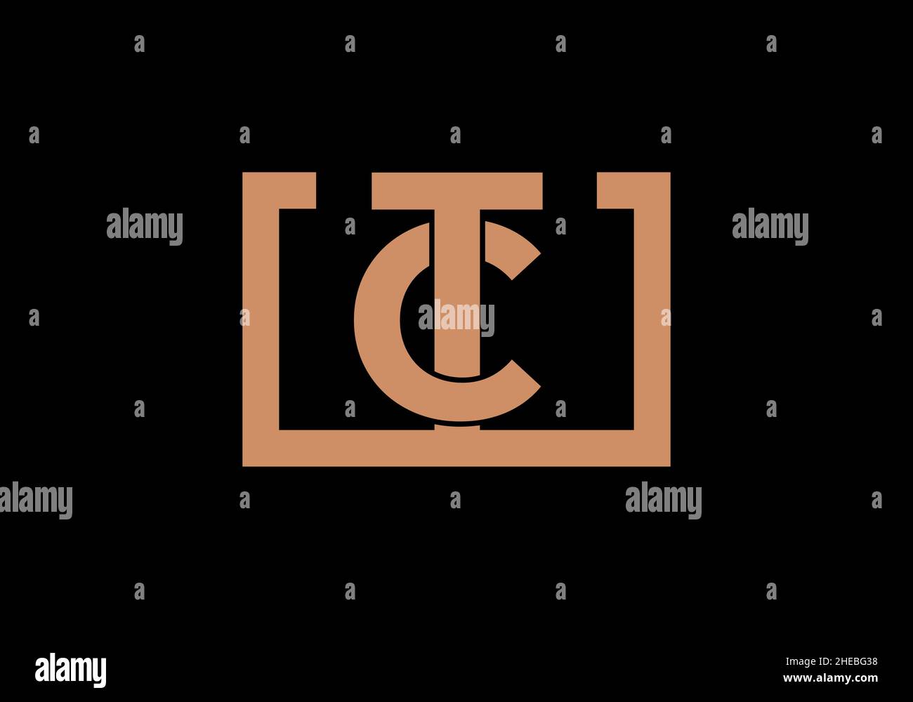 Modern simple TC initial letter design Stock Vector Image & Art - Alamy