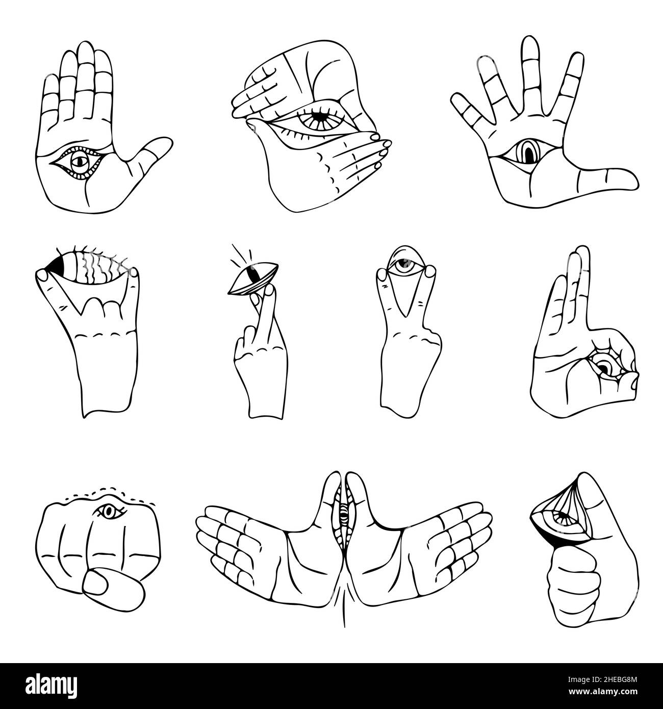 Occult Hand Symbols