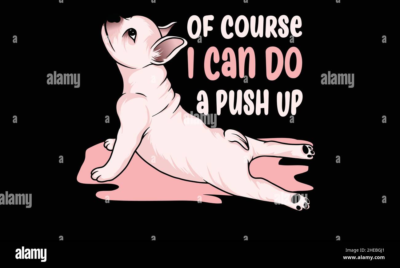 of course i can do a push up funny t-shirts monogram vector template ...