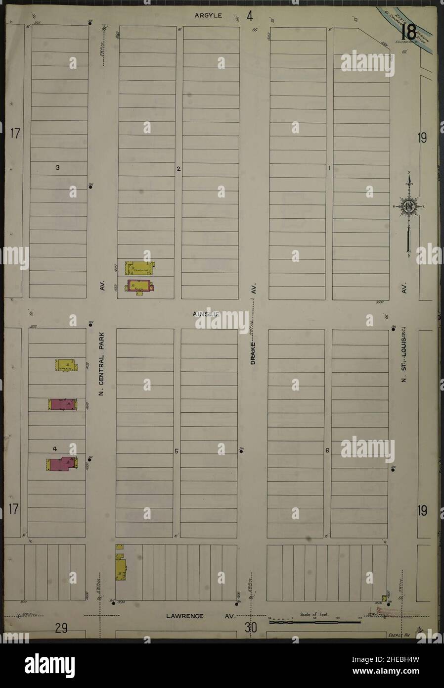 Chicago map fire hi-res stock photography and images - Alamy