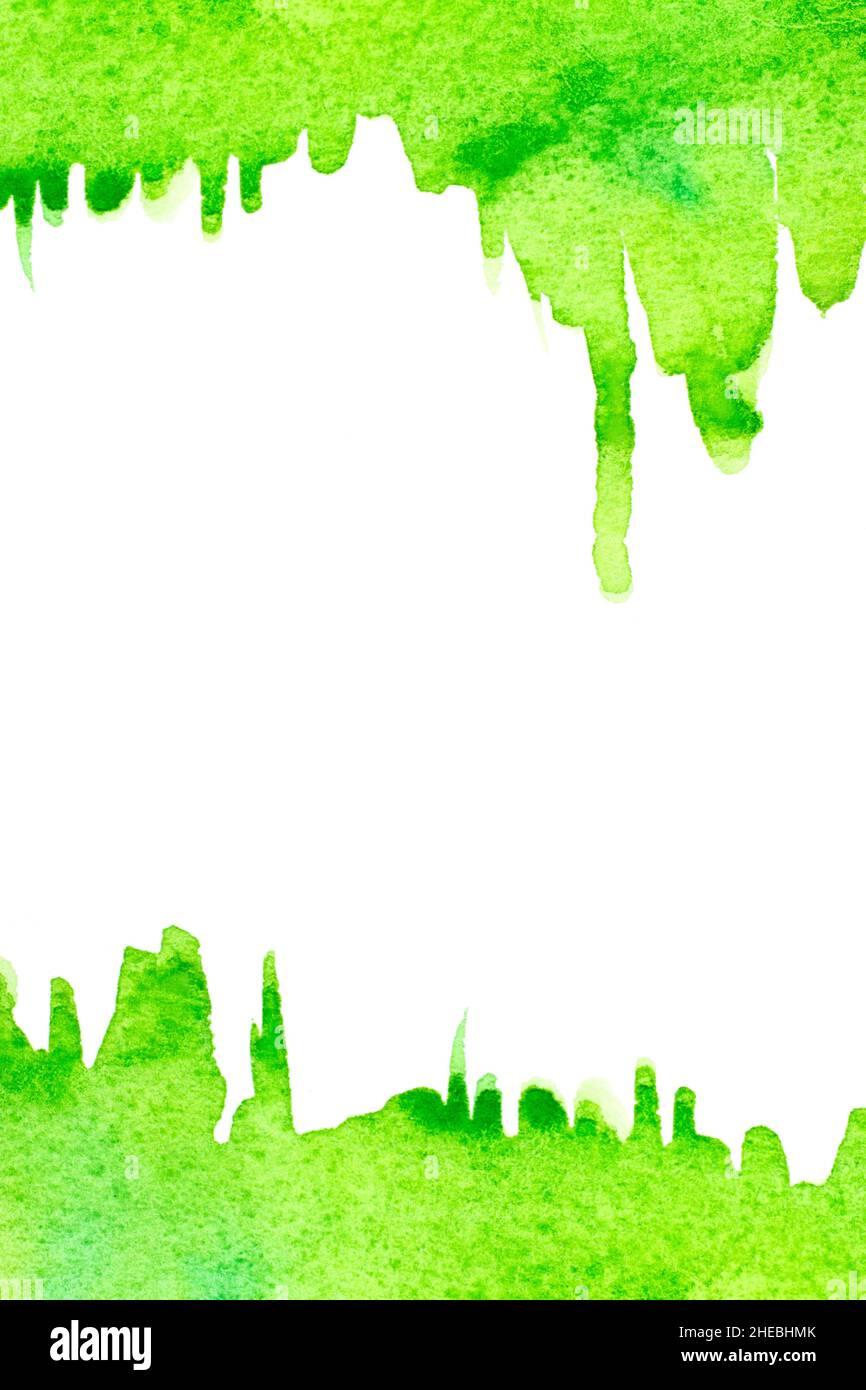 Border Design Abstract Green