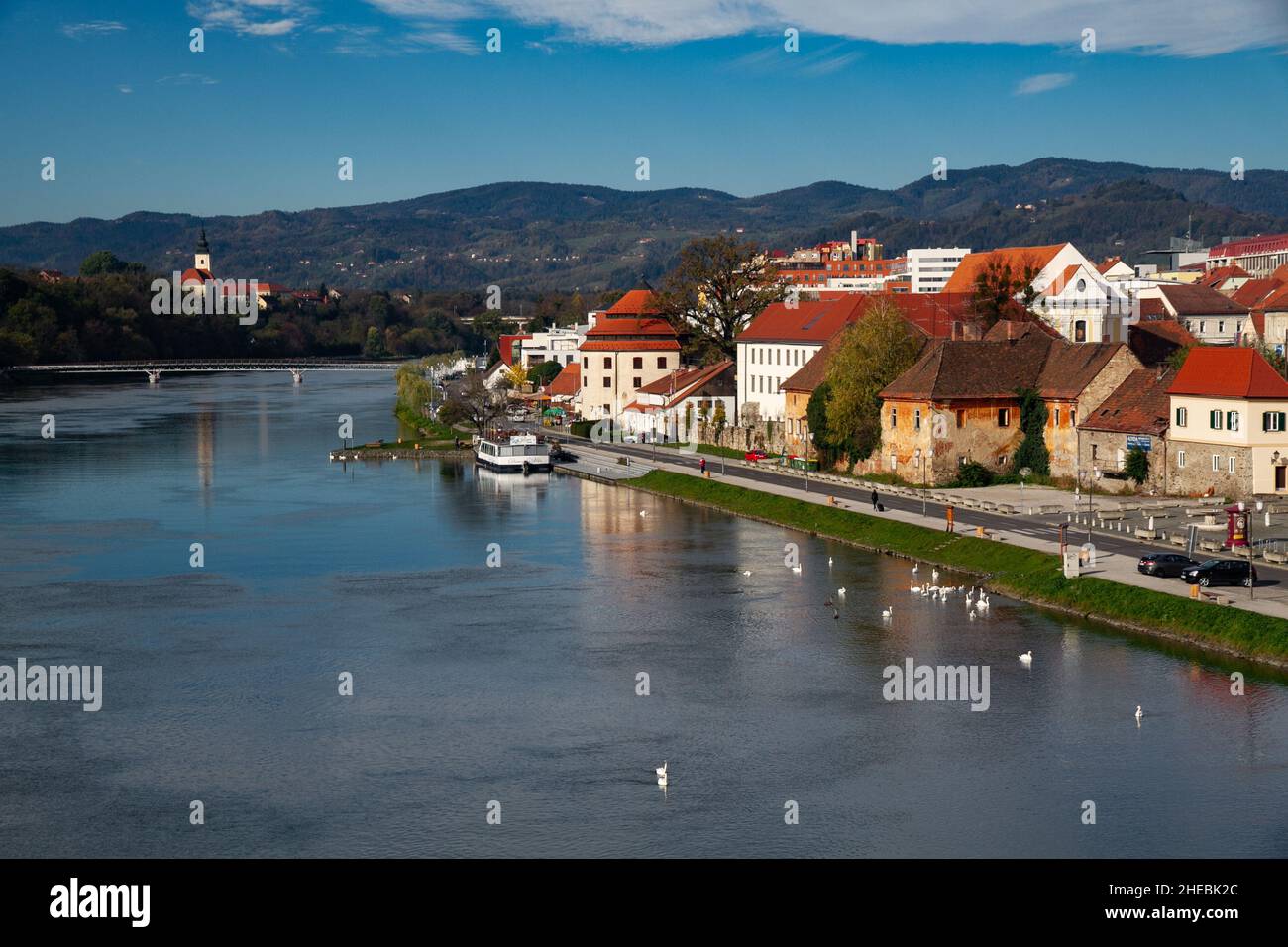 Drava River Maribor, Slovenia is the second-largest city in Slovenia ...