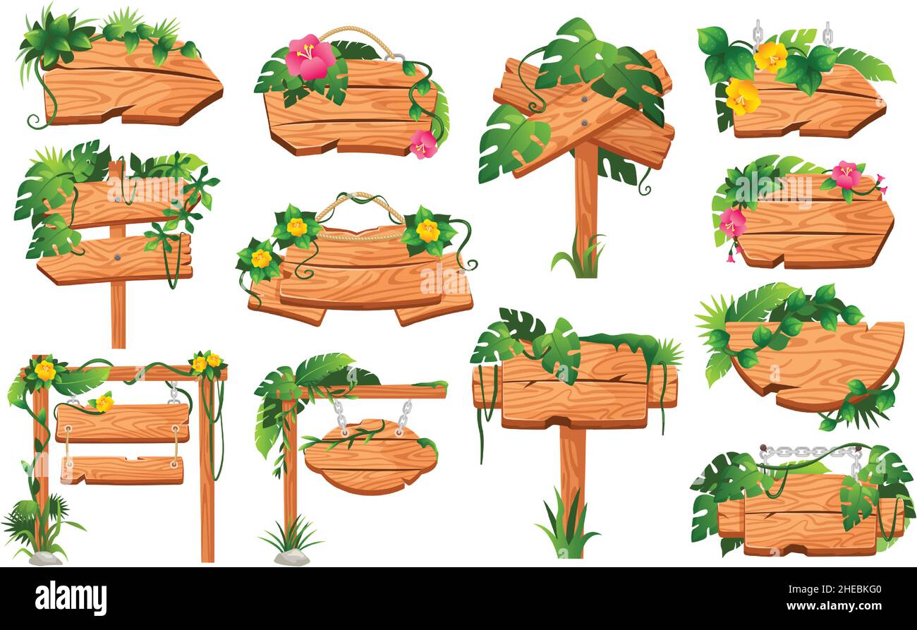 Hanging Wood Sign Clip Art