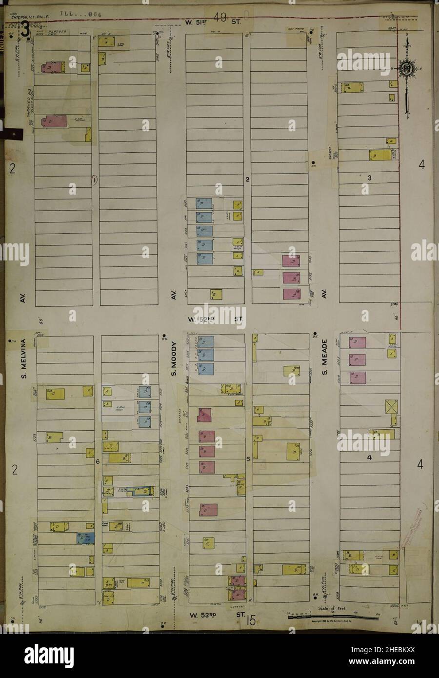 Chicago map fire hi-res stock photography and images - Alamy