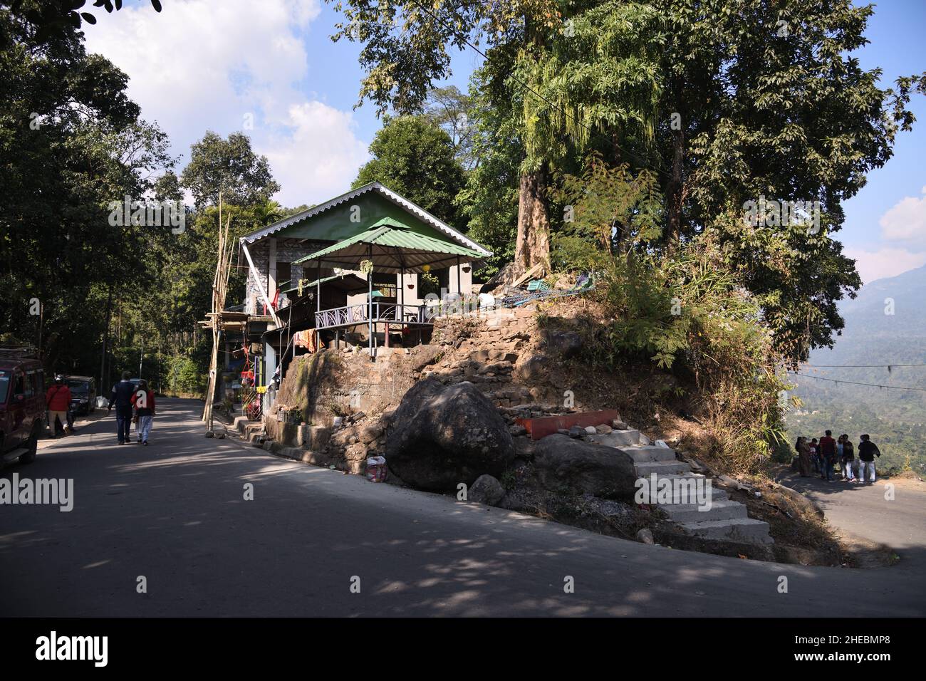 Local house. Gairibas viewpoint on Khunia-Jhalong road in Darjeeling ...