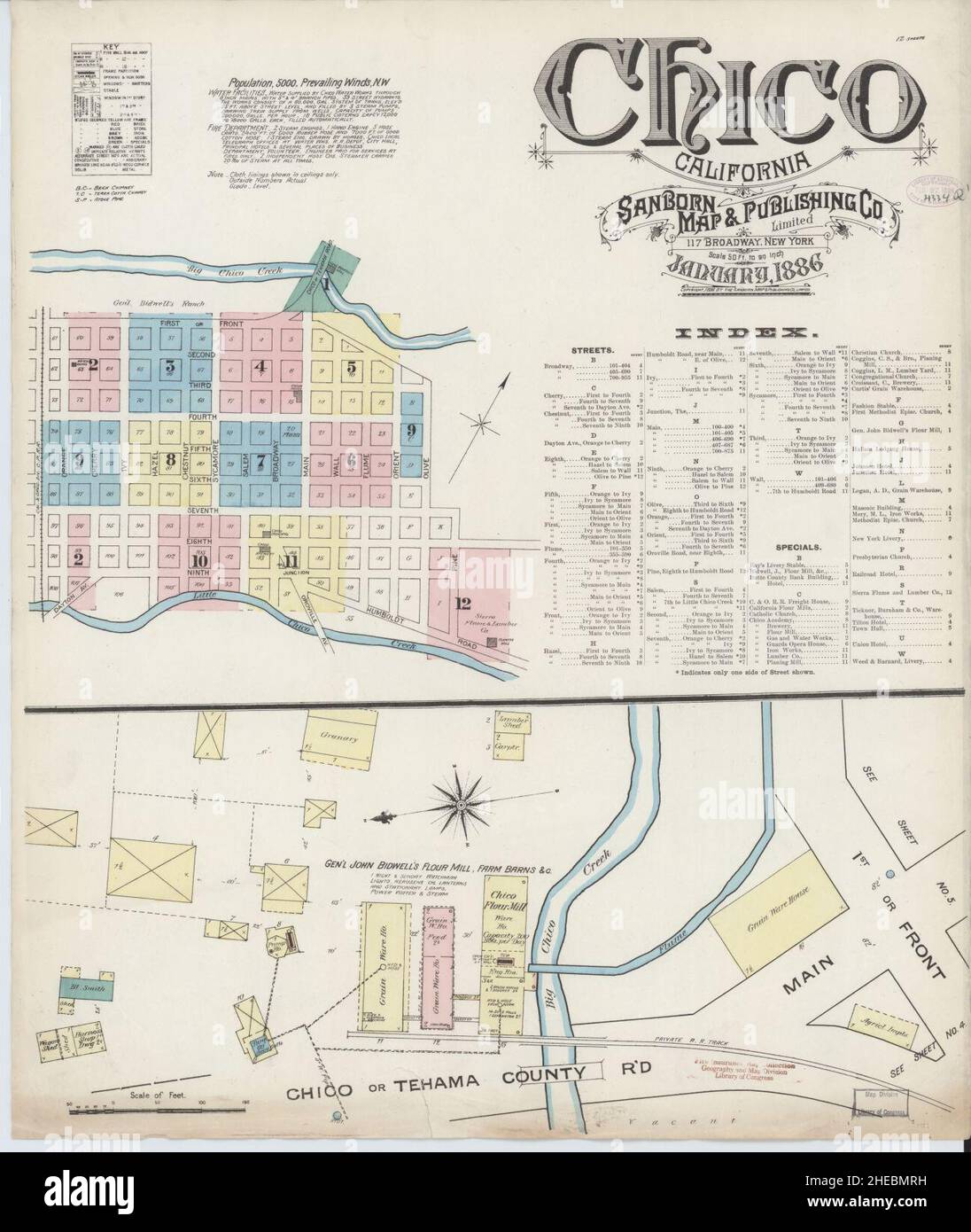 Butte county map hi-res stock photography and images - Alamy