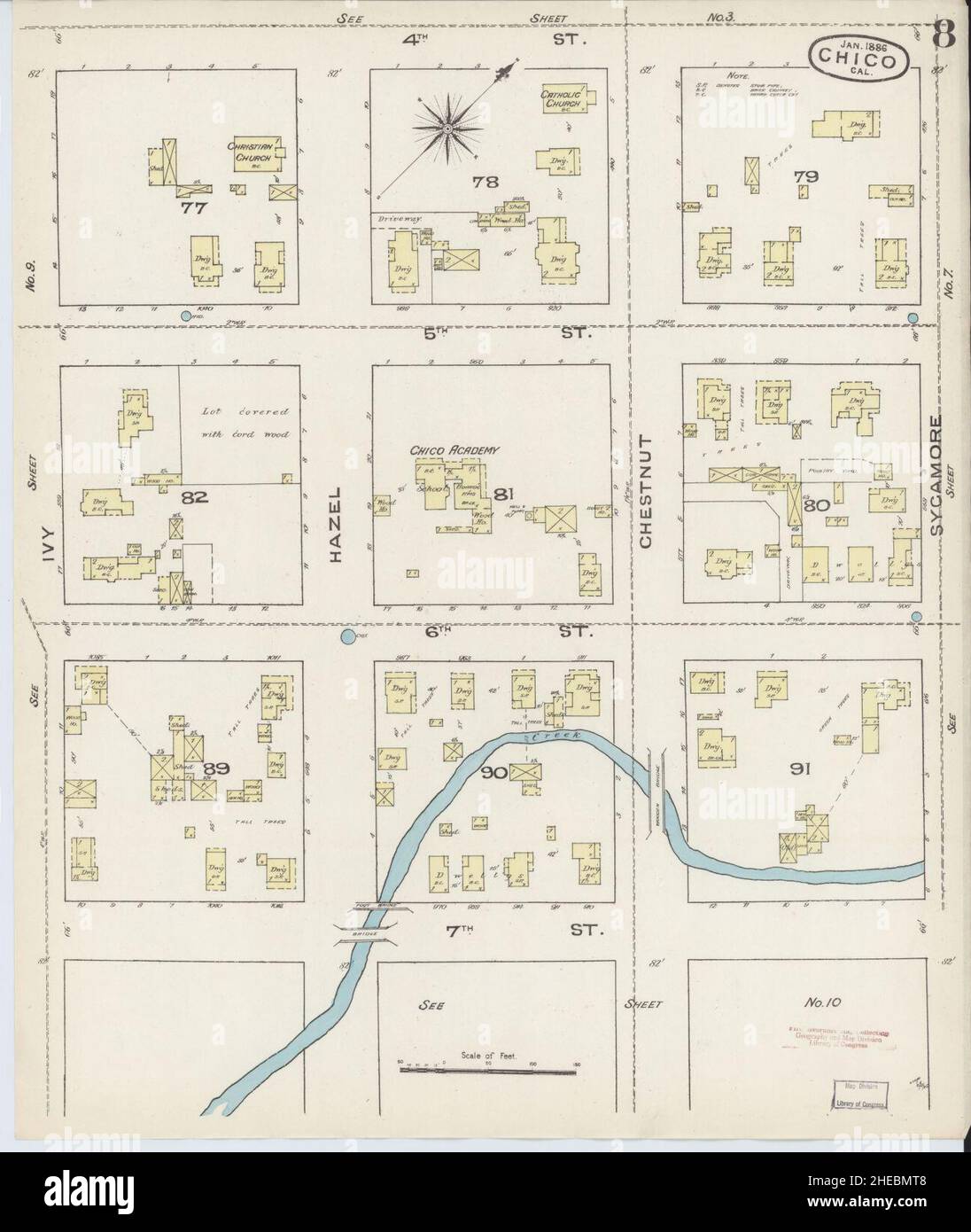 Chico california map hi-res stock photography and images - Alamy