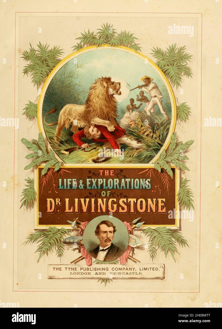 Frontispiece from the book The life and explorations of David ...