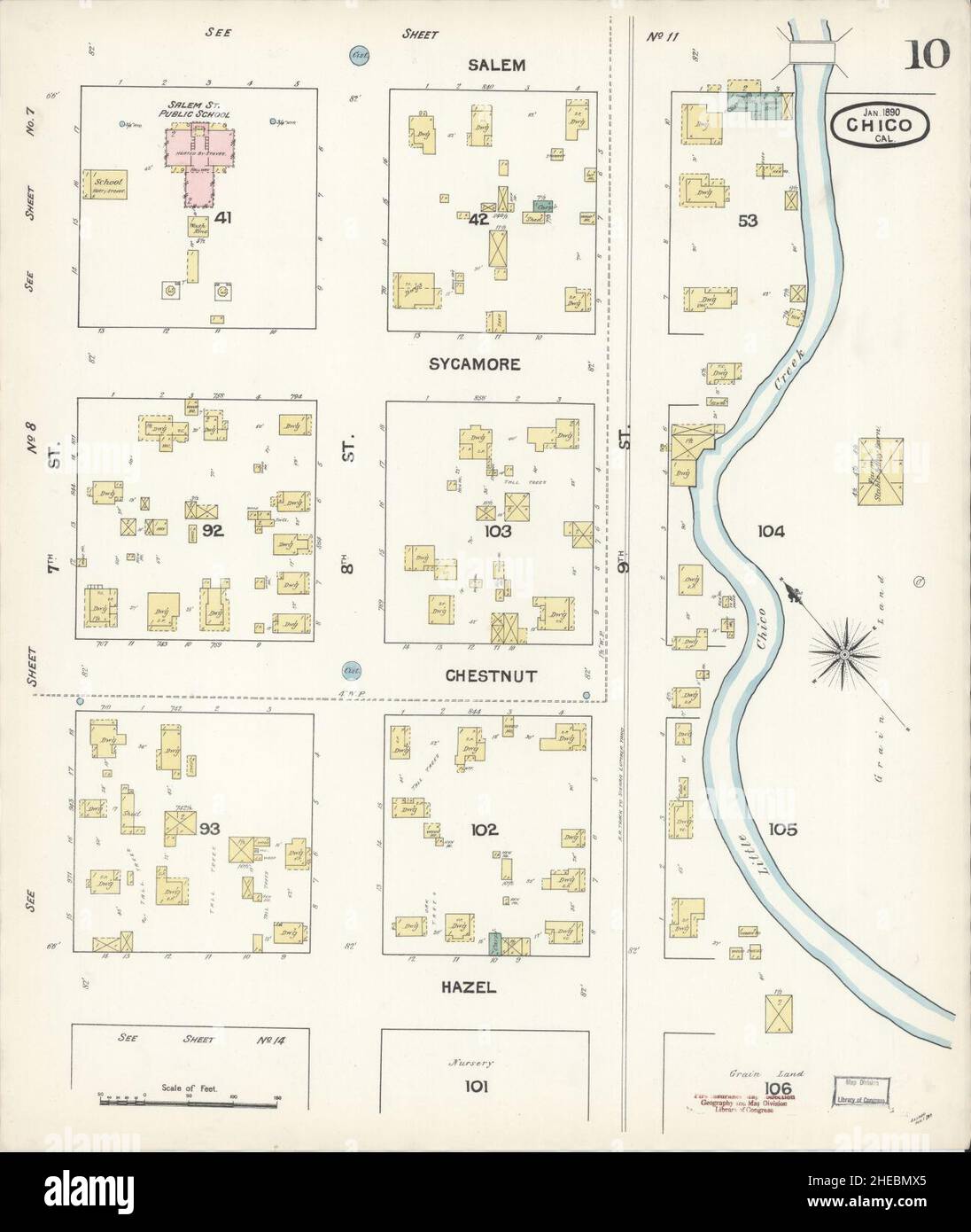 Map of chico hi-res stock photography and images - Alamy