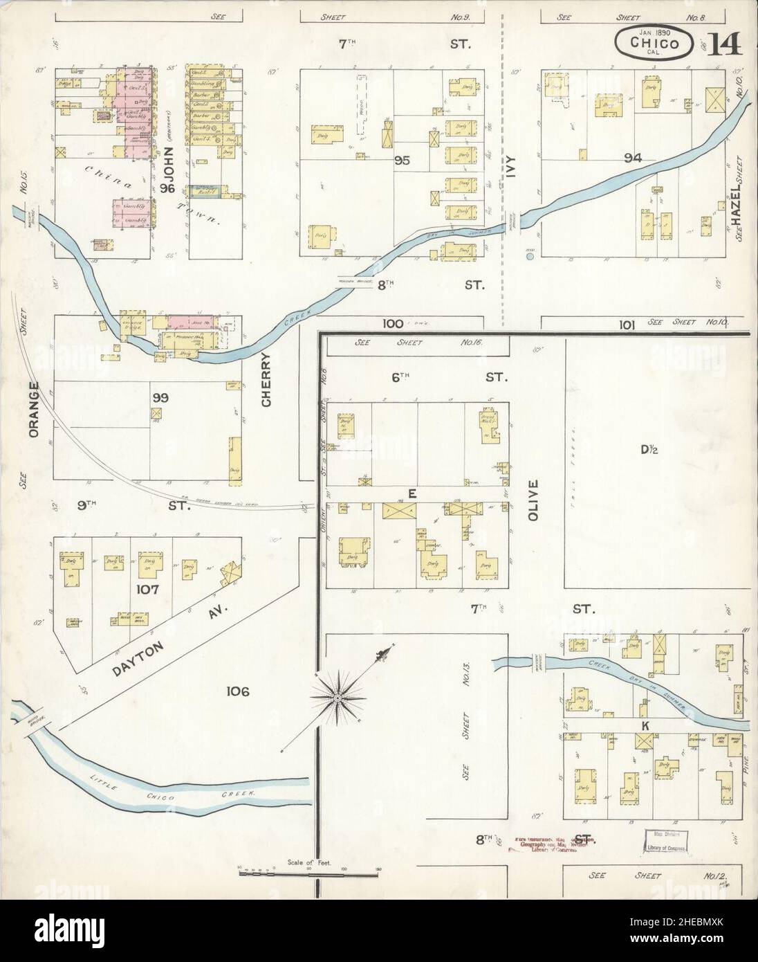 Map of chico hi-res stock photography and images - Alamy