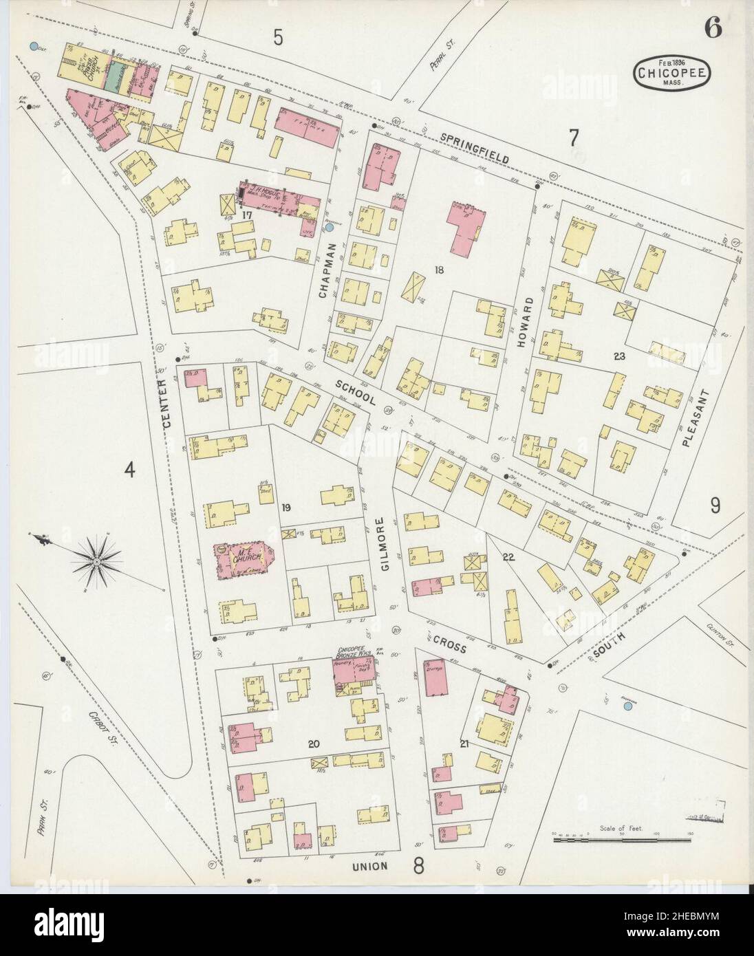Map of chicopee hi-res stock photography and images - Alamy