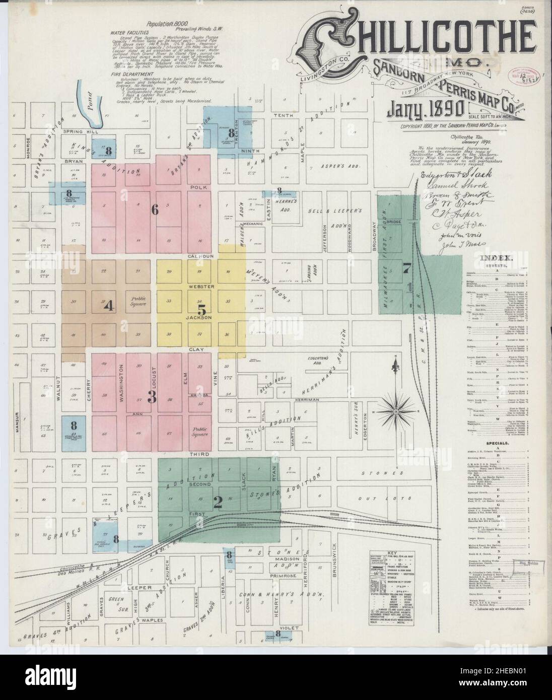 Map of chillicothe missouri hi-res stock photography and images - Alamy