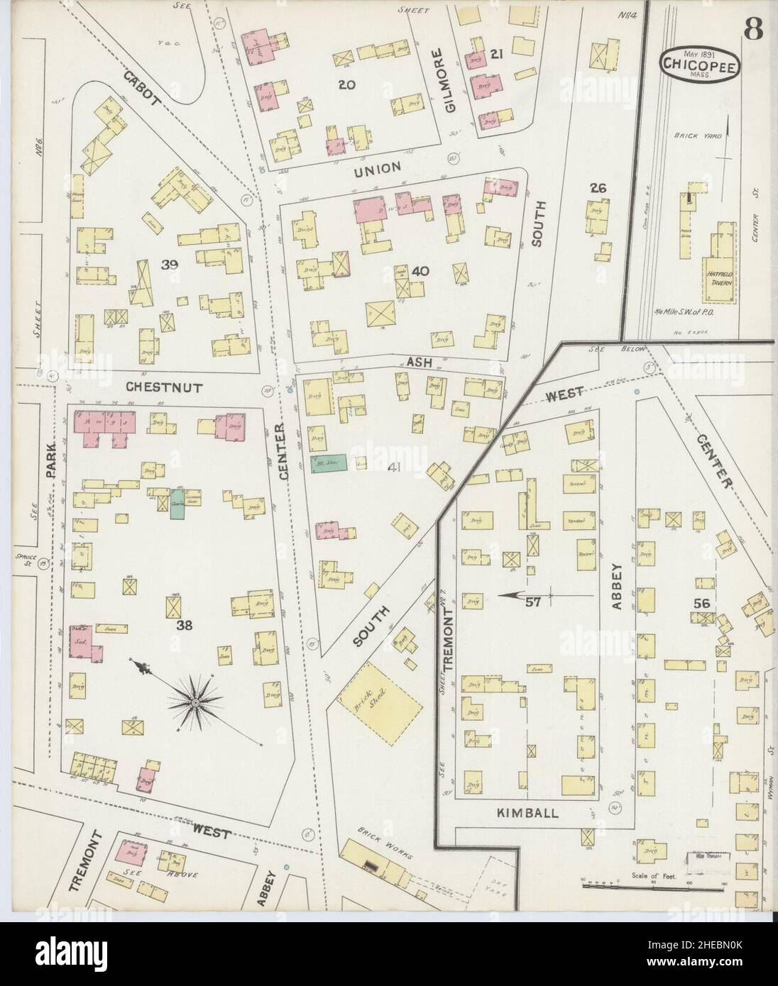 Map of chicopee hi-res stock photography and images - Alamy