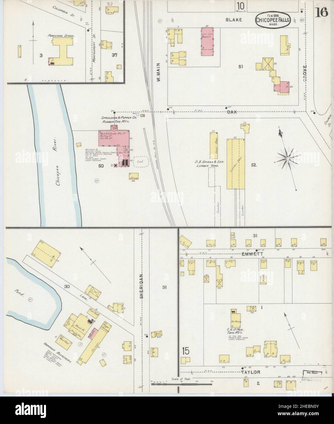 Map of hampden hi-res stock photography and images - Alamy