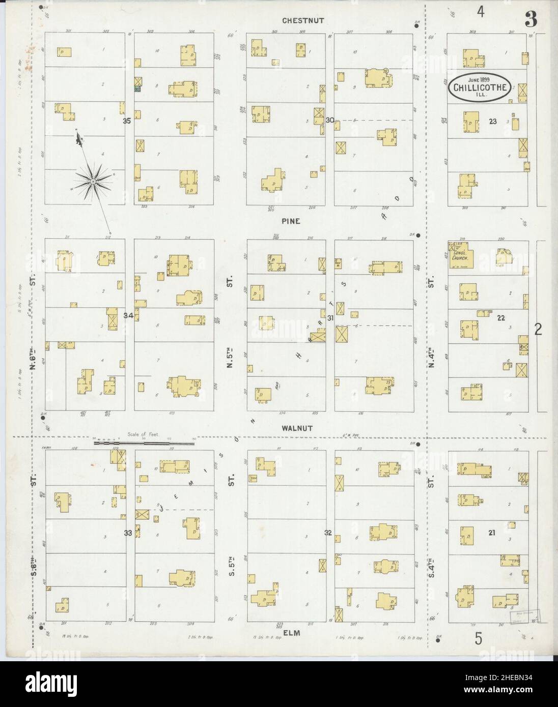 Chillicothe illinois map hi-res stock photography and images - Alamy