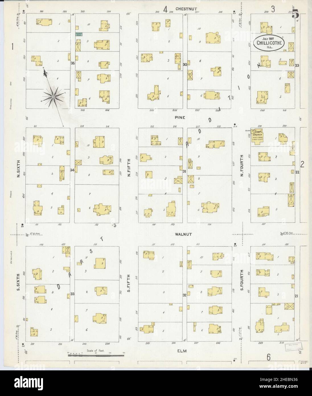 Chillicothe illinois map hi-res stock photography and images - Alamy