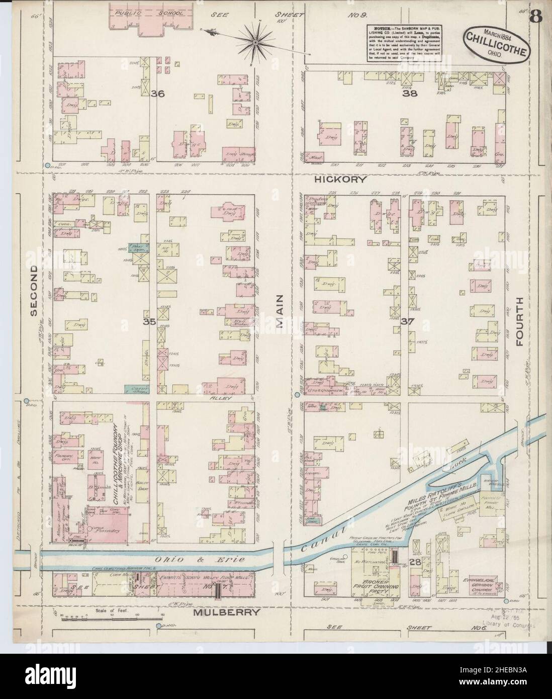 Chillicothe ohio map hi-res stock photography and images - Alamy