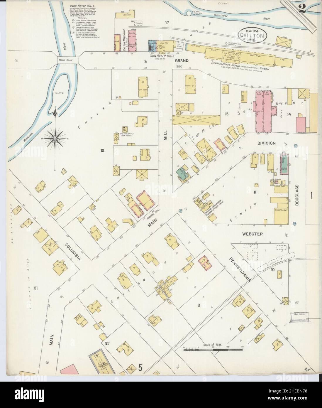 Calumet map hi-res stock photography and images - Alamy