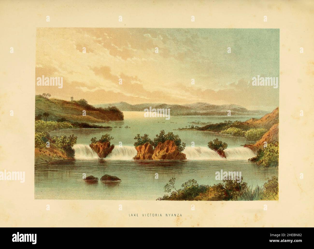 Lake Victoria Nyanza from the book The life and explorations of David ...