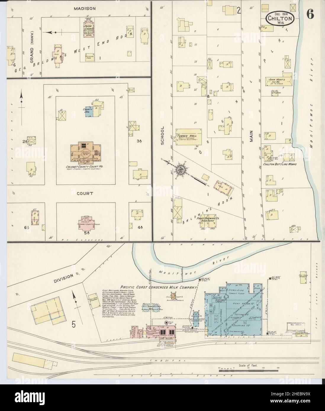Calumet map hi-res stock photography and images - Alamy