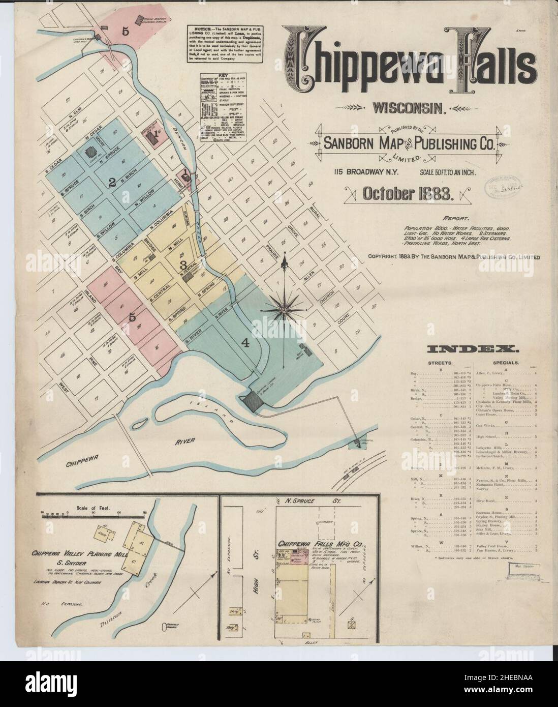 Map of chippewa falls hi-res stock photography and images - Alamy