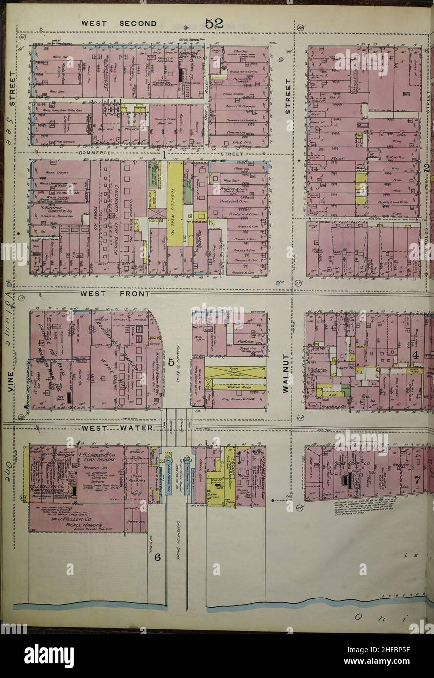 Map of hamilton ohio hi-res stock photography and images - Alamy