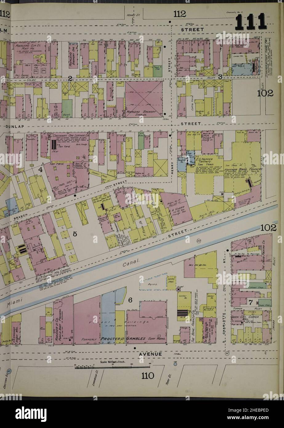 Map of hamilton ohio hi-res stock photography and images - Alamy