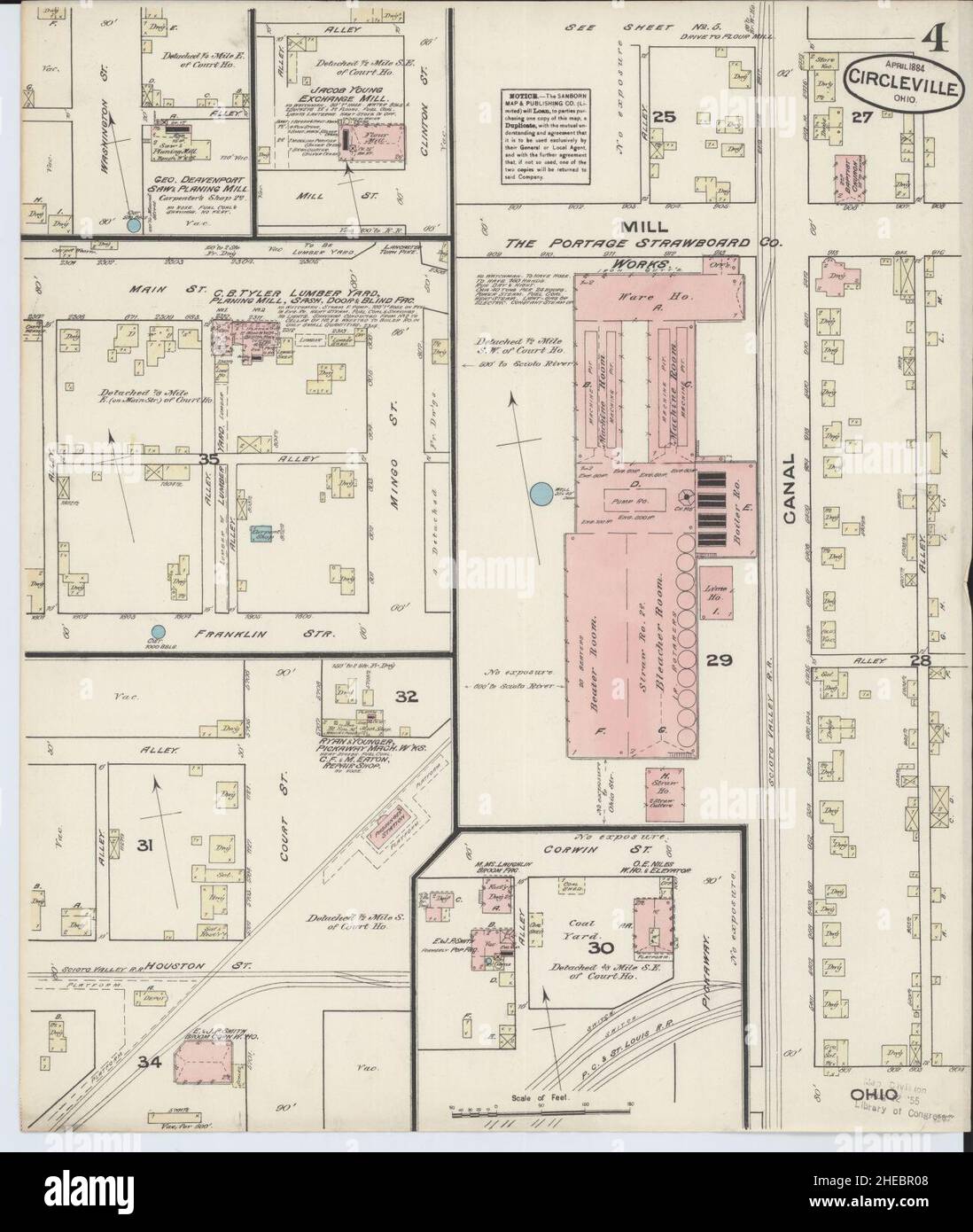 Map of circleville hi-res stock photography and images - Alamy