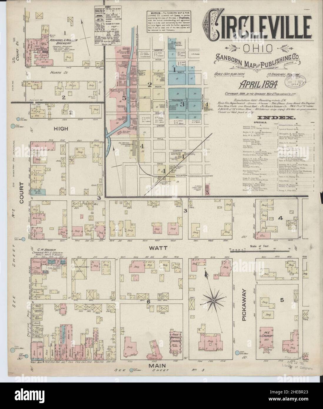 Map of circleville hi-res stock photography and images - Alamy