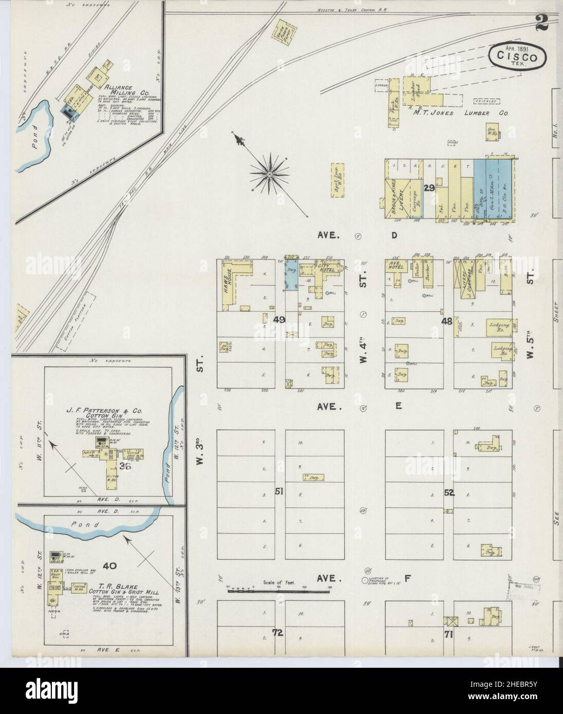 Map of eastland hi-res stock photography and images - Alamy