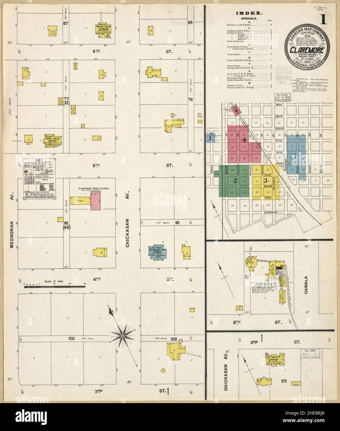 Map of claremore hi-res stock photography and images - Alamy