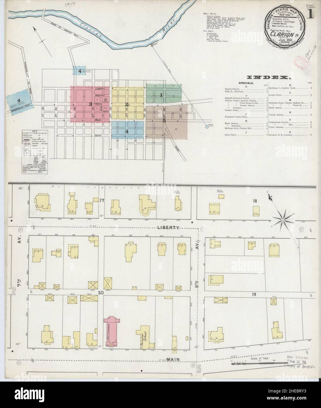 Map of clarion hi-res stock photography and images - Alamy