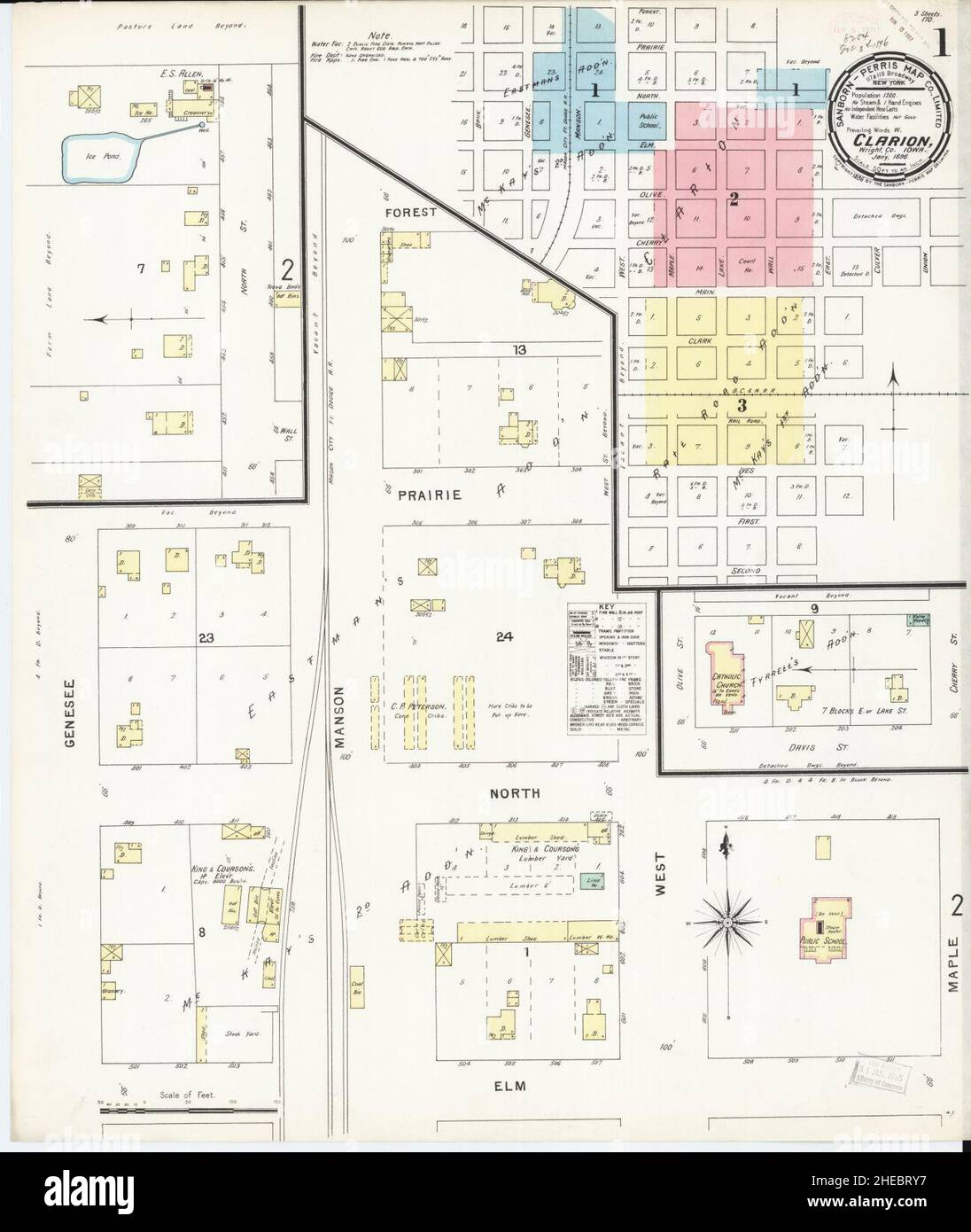 Map of clarion hi-res stock photography and images - Alamy