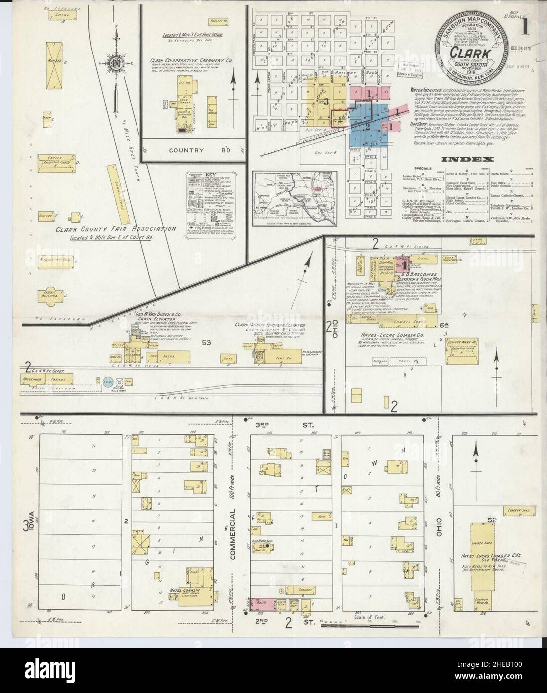 Map of clark hi-res stock photography and images - Alamy