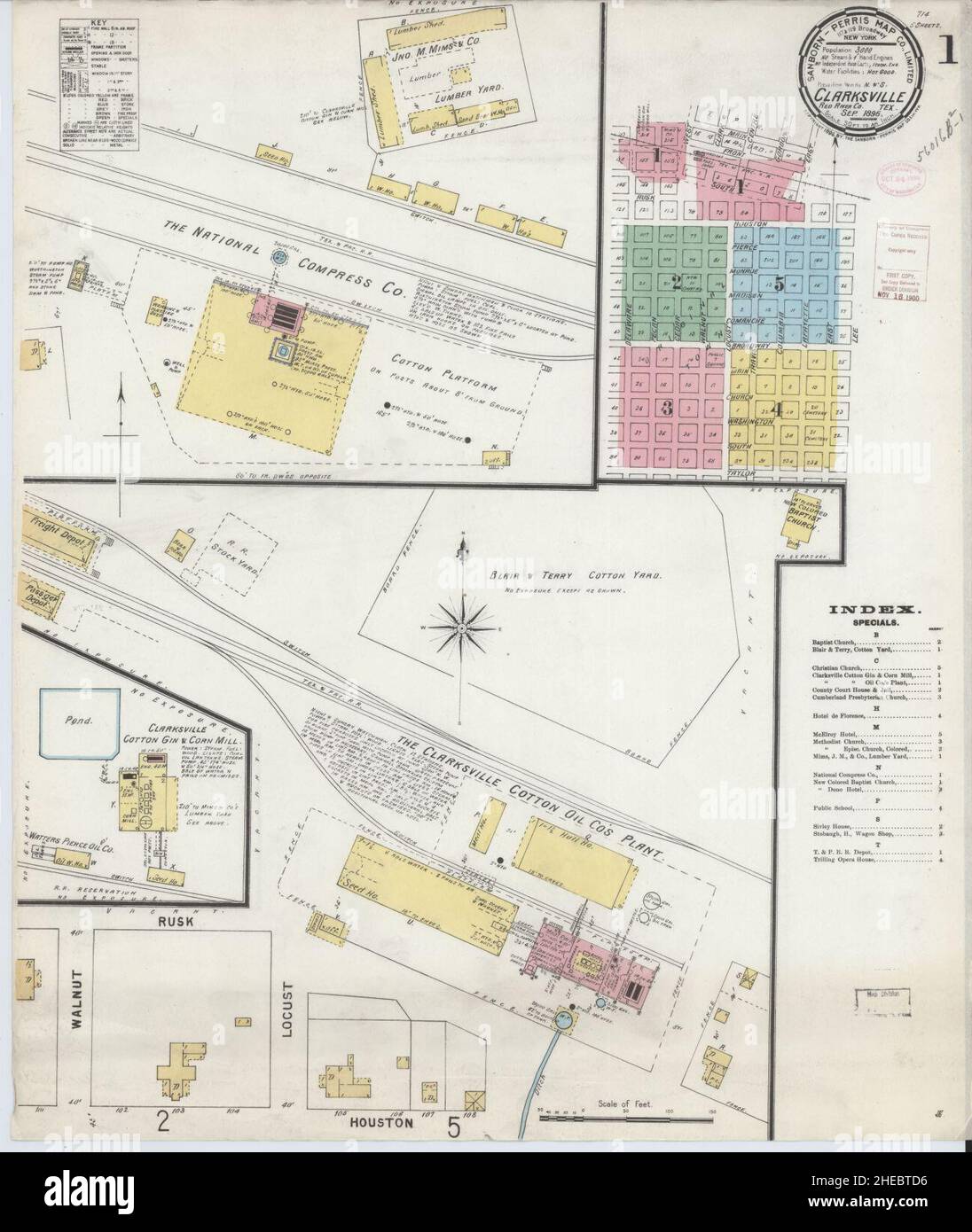 Red river texas map hi-res stock photography and images - Alamy