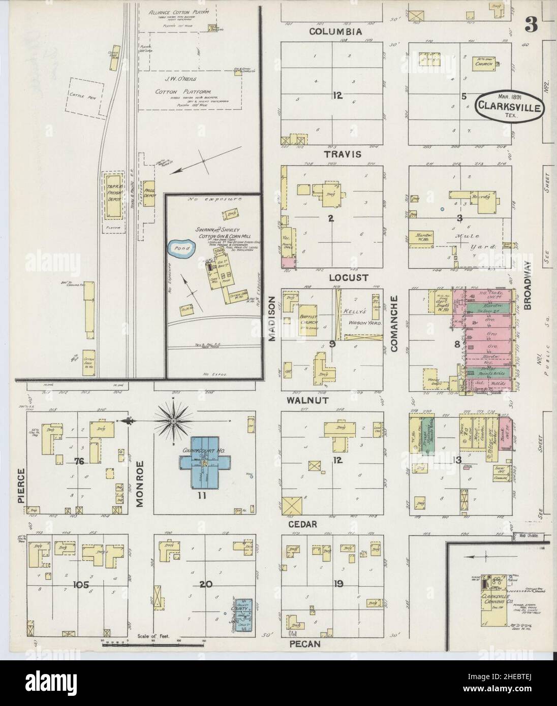 Red river texas map hi-res stock photography and images - Alamy